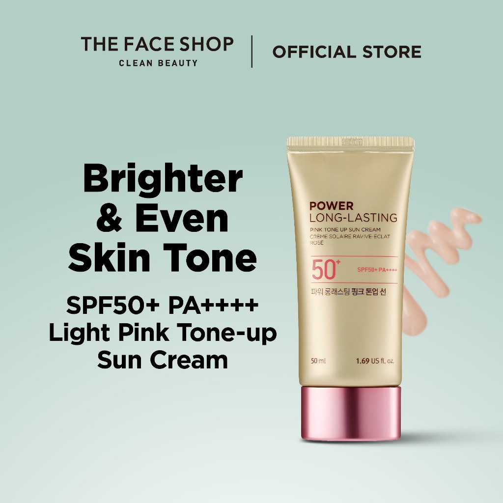 THE FACE SHOP Power Long-Lasting Tone Up Sun Cream SPF 50+ PA+++ 50ml ...