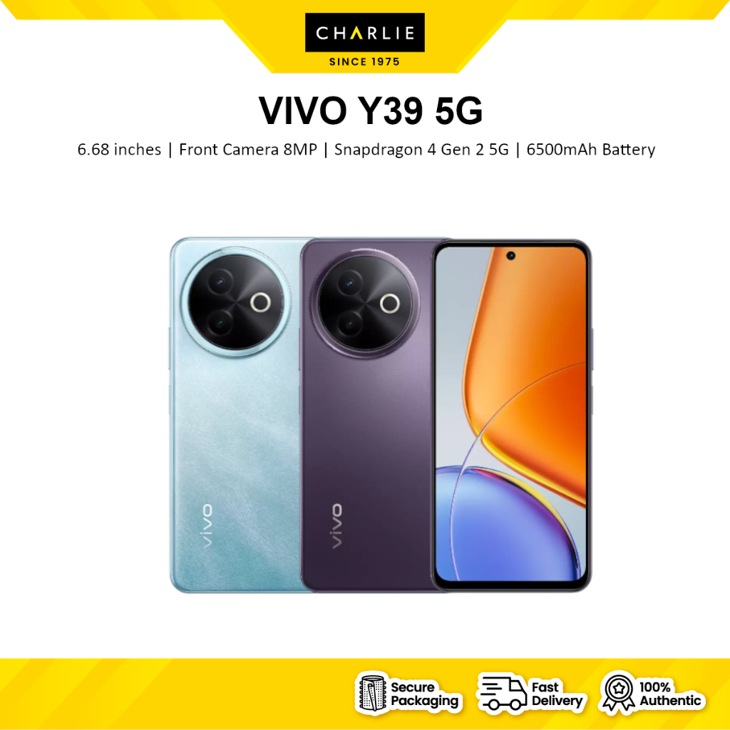 VIVO Y39 5G SMARTPHONE (8GB RAM+256GB ROM) | ORIGINAL VIVO MALAYSIA | Shopee Malaysia