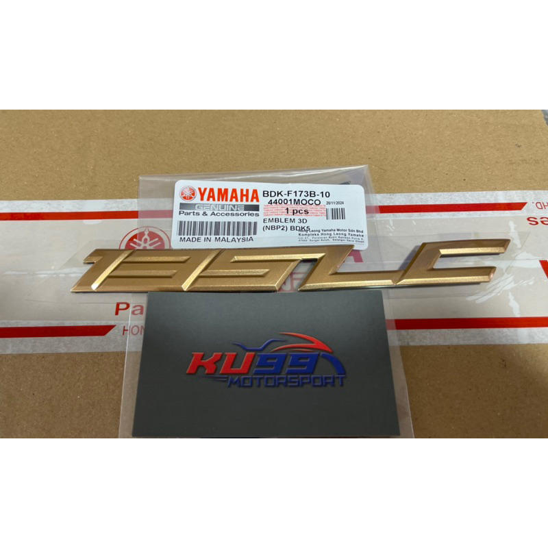 ORIGINAL LC135 V8 FI SPECIAL EDITION SE 3D LOGO EMBLEM TIMBUL 135LC ...