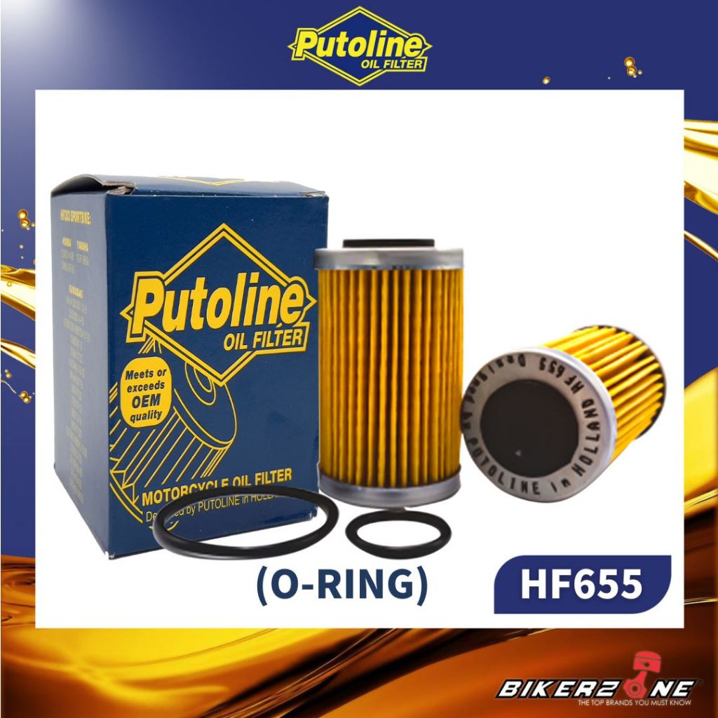 PUTOLINE Oil Filter for Motorcycle HUSQVARNA FC450, FE501 / KTM DUKE ...