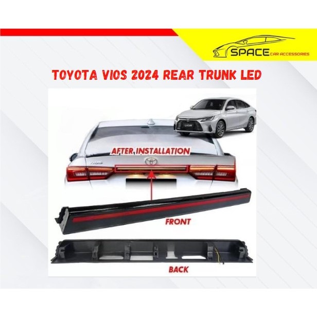 Toyota Vios (2023-2025) V1 Rear Garnish LED Trunk LED Tail Lamp Tail ...