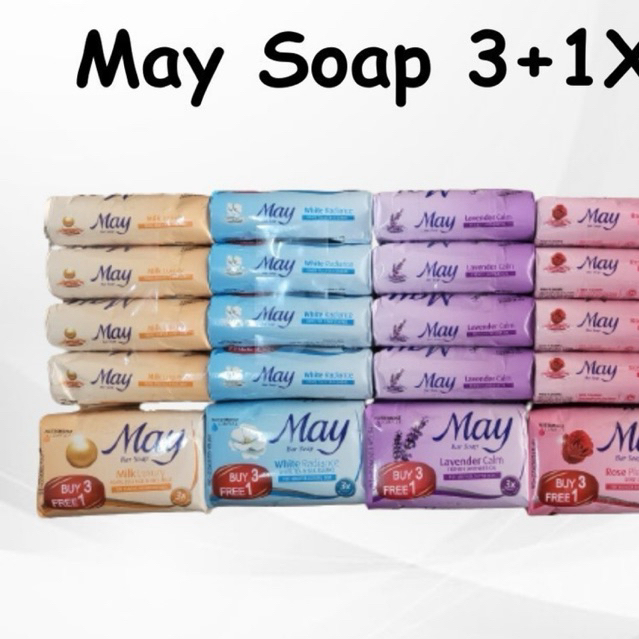 MAY BAR SOAP SABUN MANDI BUKU 75gx4PCS | Shopee Malaysia