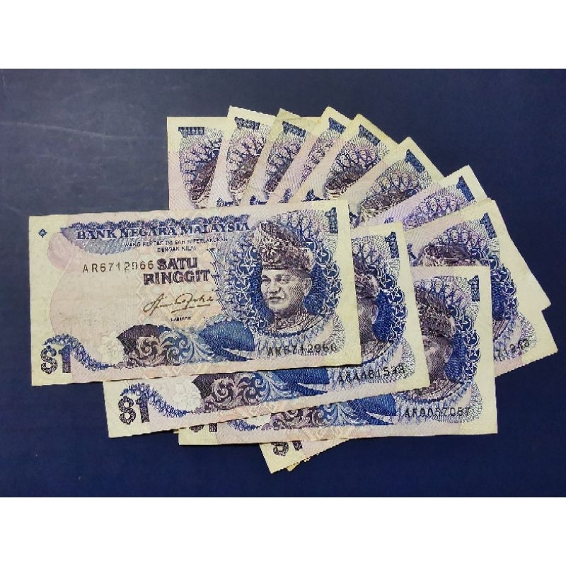 Offer Banknote Rm1 Siri 5 Condition VF Seperti di gambar | Shopee Malaysia
