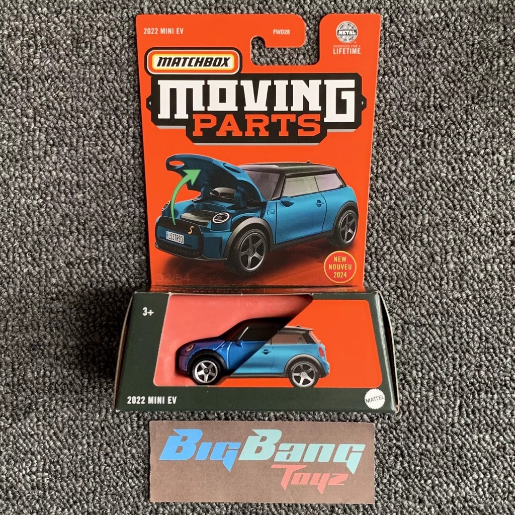 Matchbox 2022 MINI EV Blue #32 Moving Parts 2024 (In-Stock) New EV ...