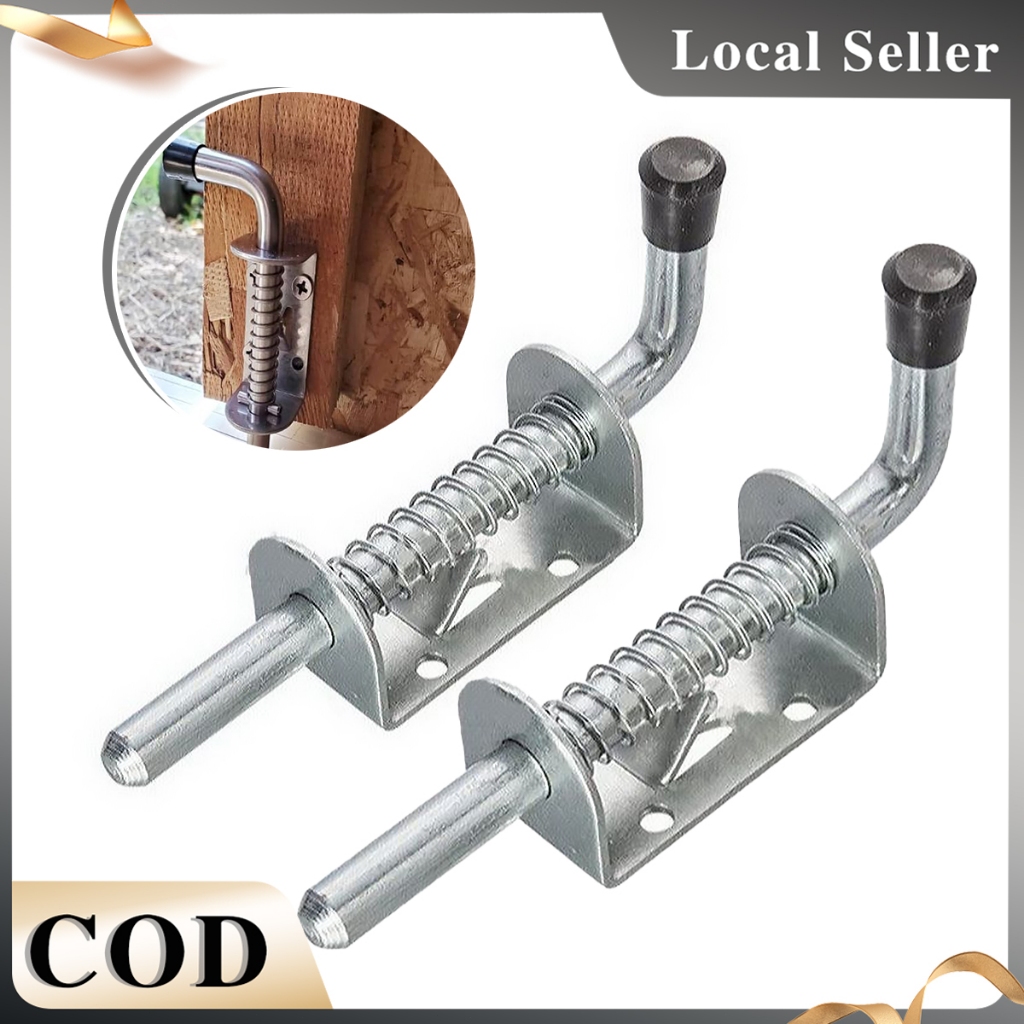 Stainless Steel Spring Bolt Heavy Duty Spring Latch Metal Lock Barrel ...
