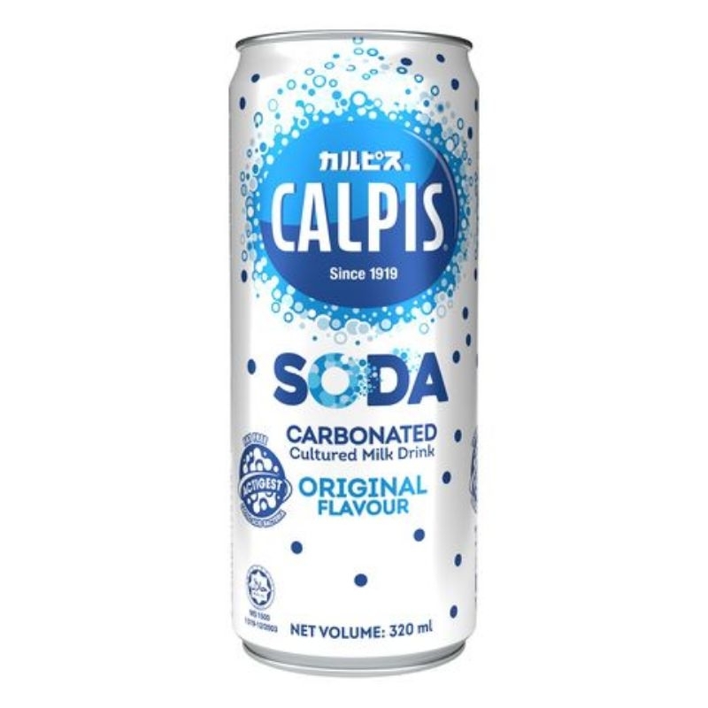[TKM] Calpis Soda Original 320ml | Shopee Malaysia