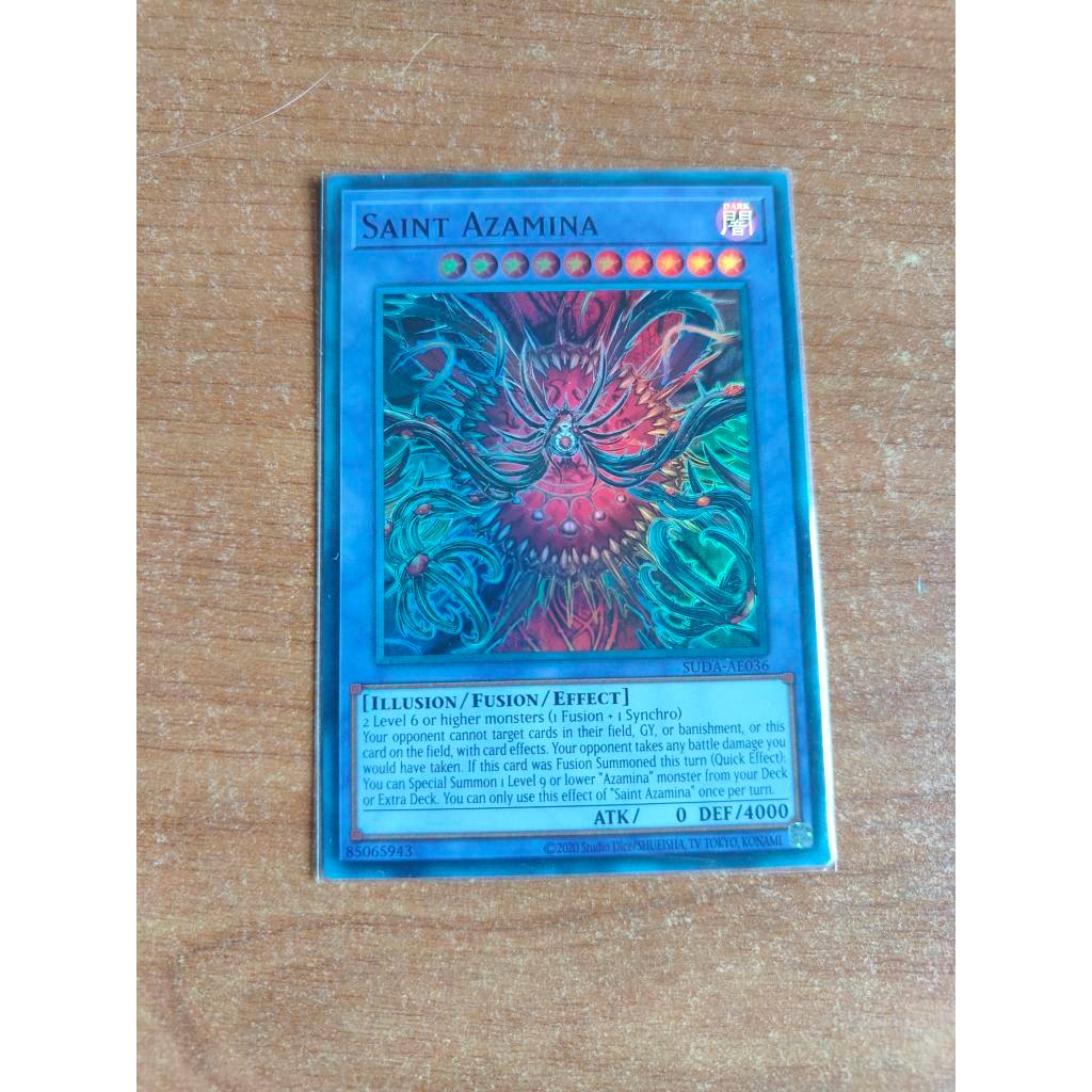 Yugioh: SUDA-AE036 Saint Azamina (SR/SCR/QSCR) | Shopee Malaysia
