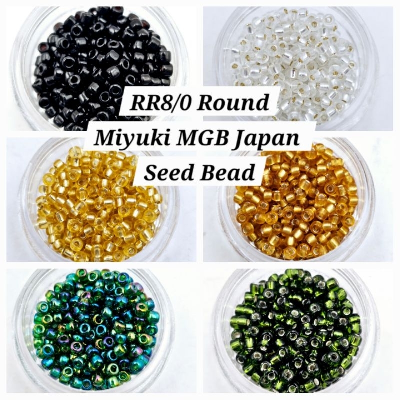 Buy 10 Free 1 Miyuki (8/0~9/0) Round- 3mm Miyuki/MGB Japanese Seed Bead Glass Bead , Made in ...