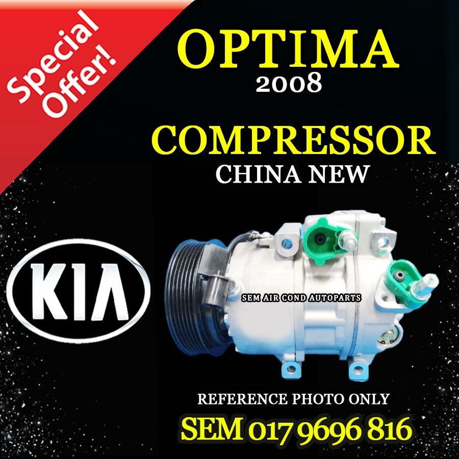 KIA OPTIMA 2008 YEAR OEM CHINA NEW COMPRESSOR/ KOMPRESOR (CAR AIRCOND ...