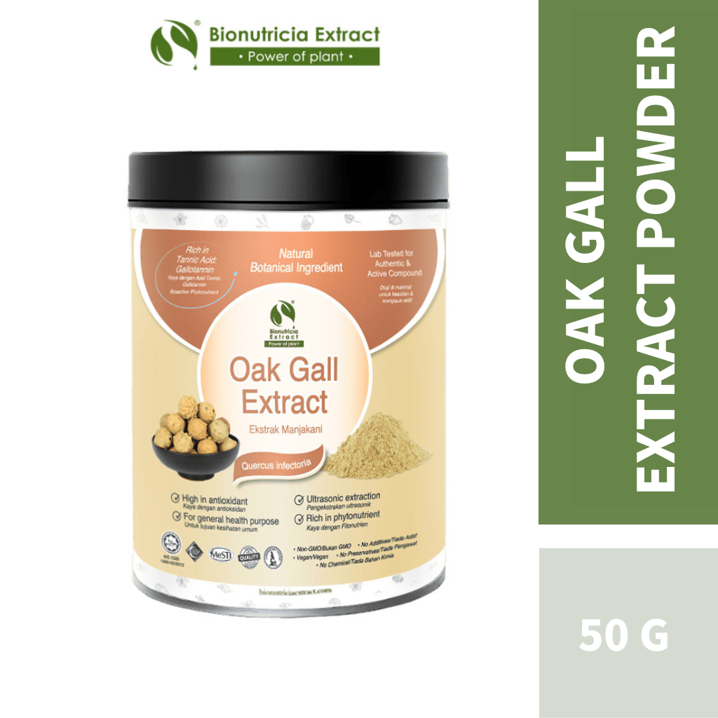 Oak Gall Manjakani Quercus Infectoria Standardized Extract Powder 60-75 ...