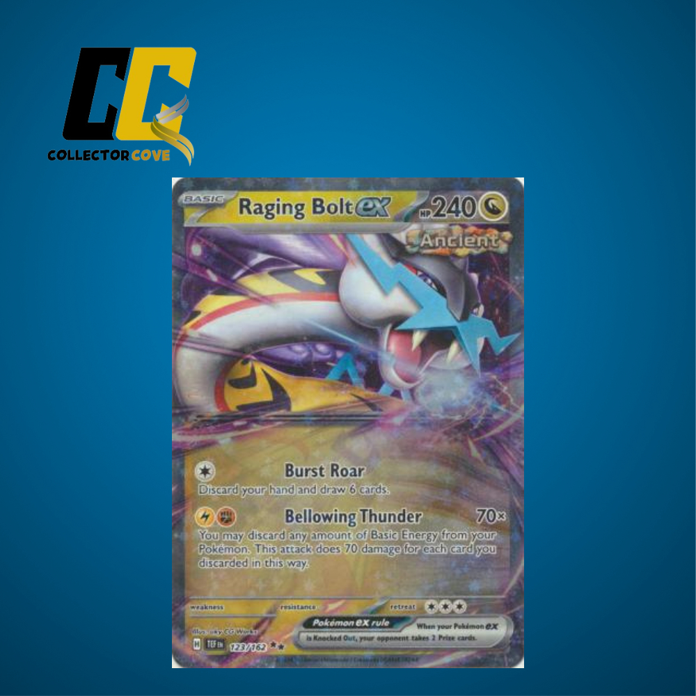 Pokemon Raging Bolt ex - 123/162 - Ultra Rare Scarlet & Violet ...