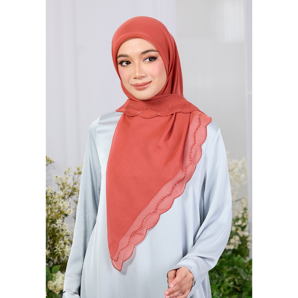 ARIANI SQUARE FIOREN FLUER VOILE EMBROIDERY DIAMOND | Shopee Malaysia
