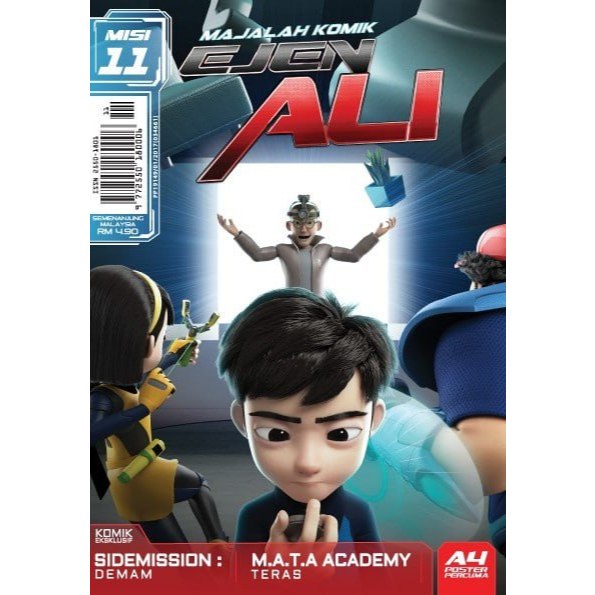 💥PROMOTION💥 Majalah Komik Ejen Ali: Misi 11 (L143,PG) | Shopee Malaysia
