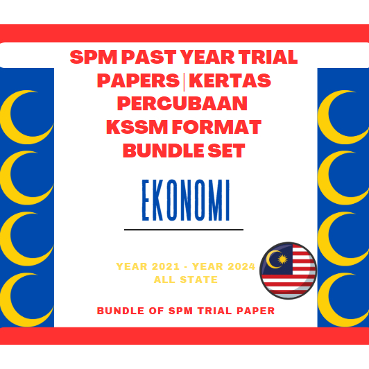 Ekonomi SPM Past Year Trial Papers Bundle Set | Kertas Percubaan KSSM ...