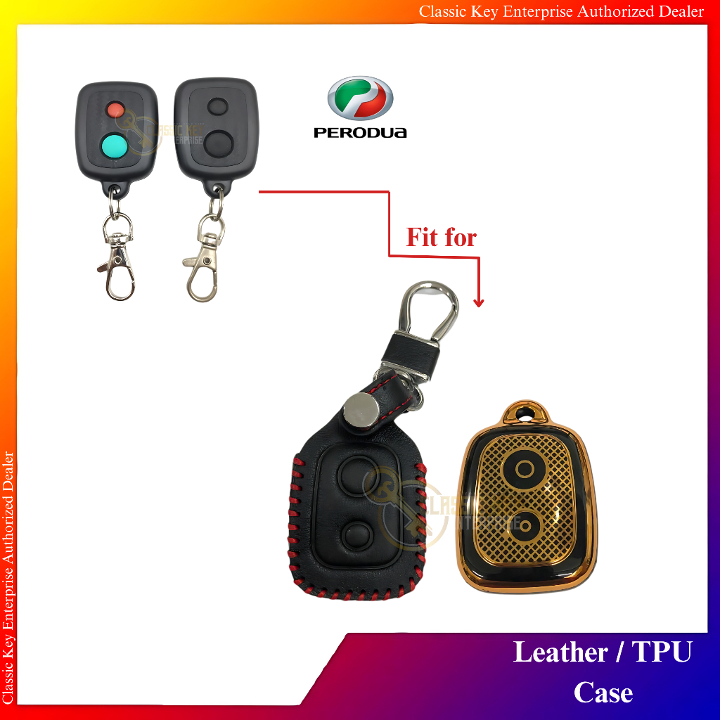 PERODUA Remote Leather Car Key / TPU Cover Case MYVI | Shopee Malaysia