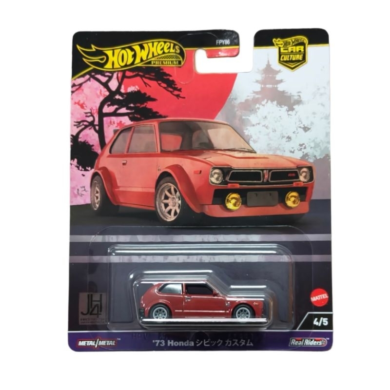 ['73 HONDA CIVIC CUSTOM ] Hot Wheels | Premium | Car Culture | JH4 ...
