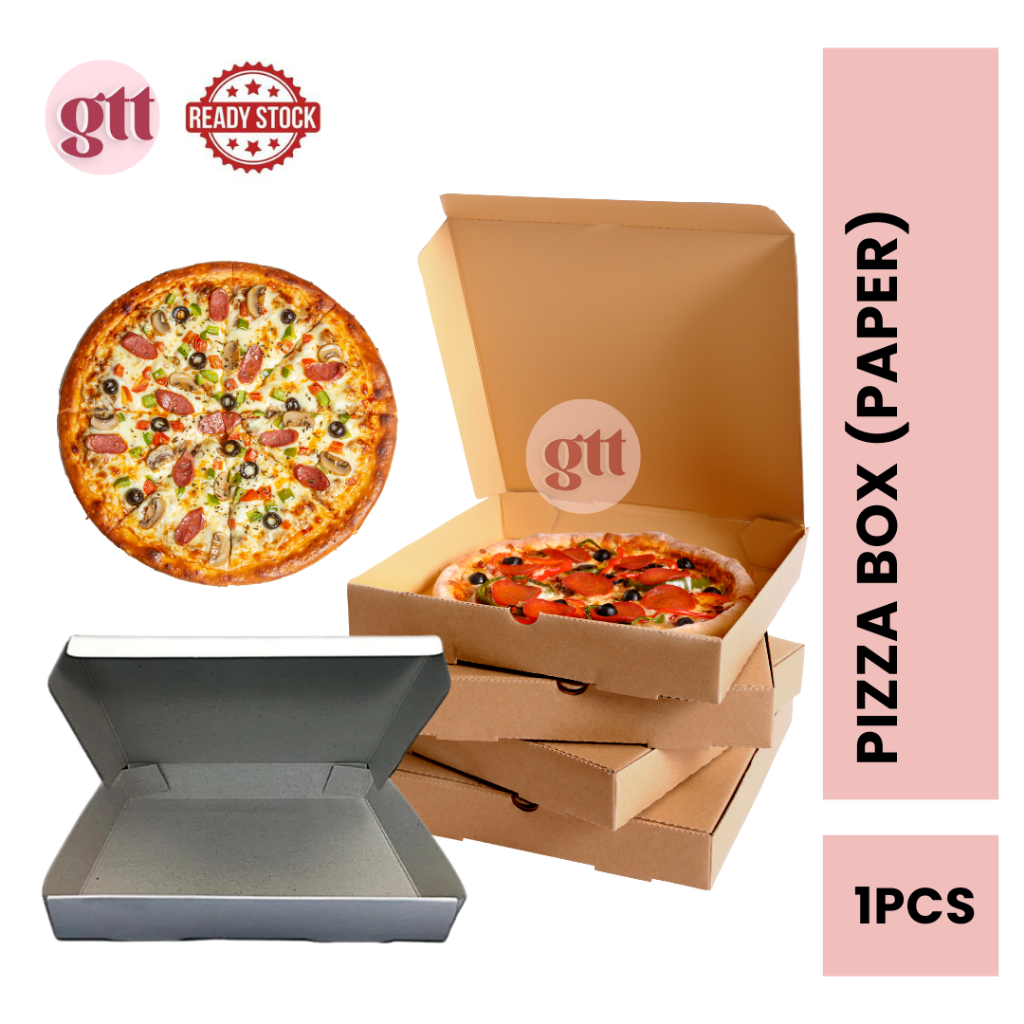 PIZZA BOX / KOTAK PIZZA / KOTAK KUIH TALAM CAKE BOX DOOR GIFT PAPER BOX ...