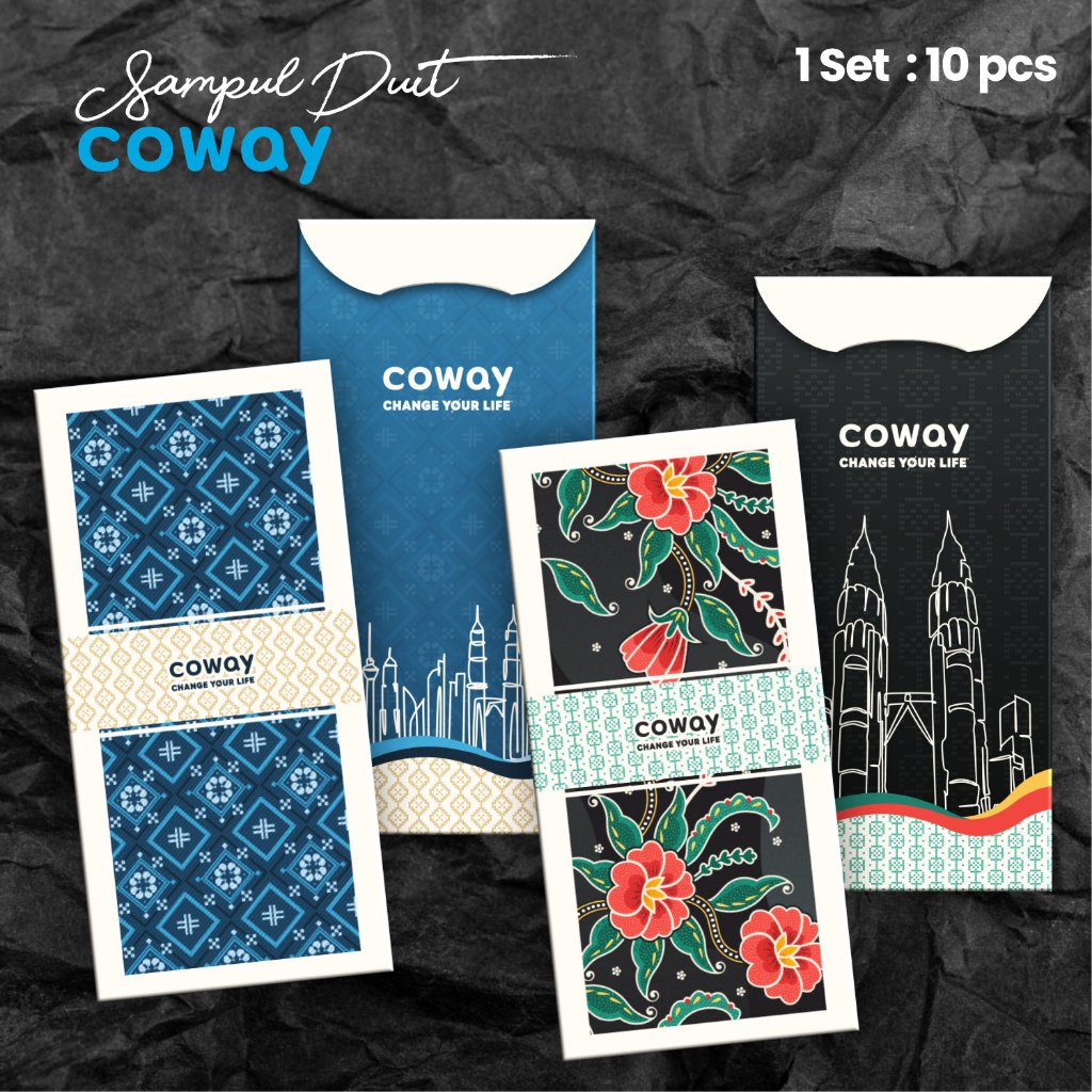 Sampul Duit Raya Coway - 10 pcs | Money Envelope | Sampul Duit | Shopee ...