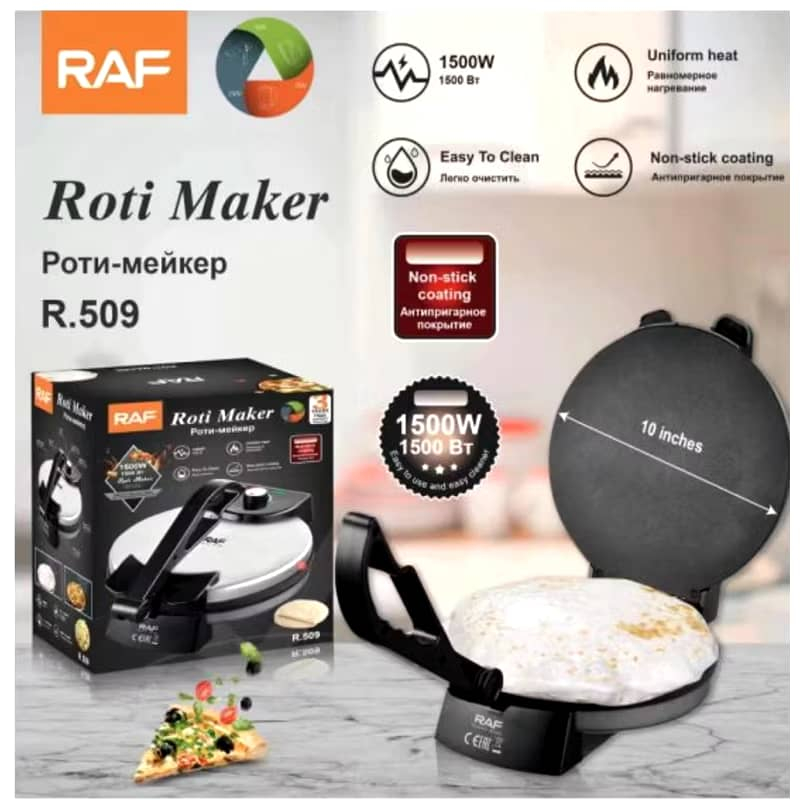 RAF Electric Roti Maker/Chapati Maker Use Electricity 8 inches Roti ...