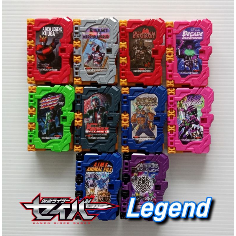 Kamen Rider Saber Wonder Ride Book DX SG GP Legend Dragon Lion Fourze Pegasus Eagle Buster ...