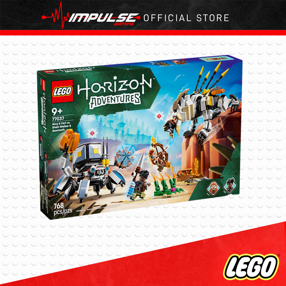 LEGO 77037 Horizon Aloy & Varl vs. Shell-Walker & Sawtooth | Shopee ...