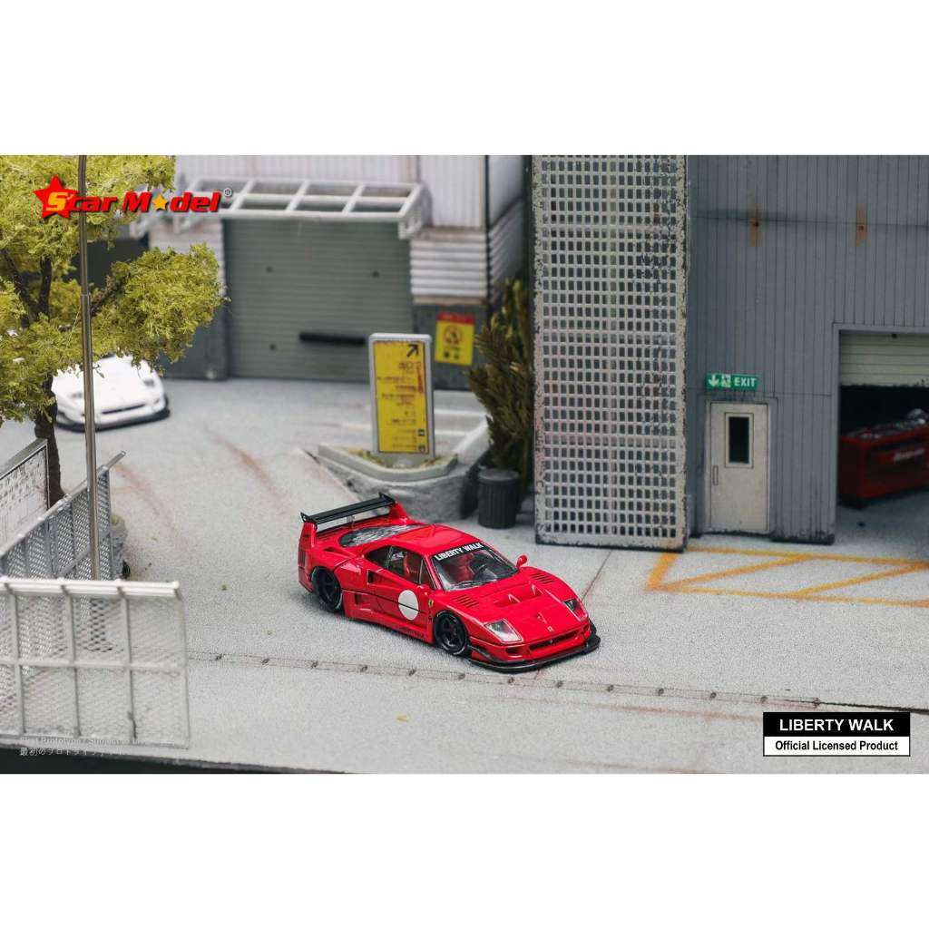 Star Model LBWK F40 ,Openable Rear Engine Hood, Scale 1/64 | Shopee ...