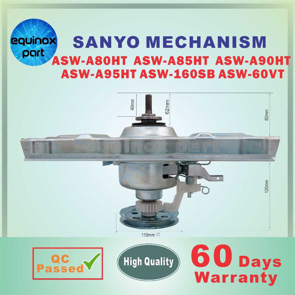 Sanyo ASW-A80HT ASW-A85HT ASW-A90HTASW-A95HT ASW-160SB ASW-60VT Washing ...