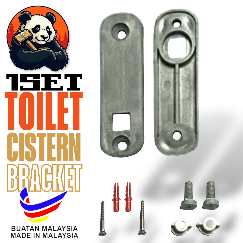 🐼 𝐔𝐍𝐈𝐕𝐄𝐑𝐒𝐀𝐋 ️ Toilet Cistern Tank Replacement Kit Bracket Plastic High ...