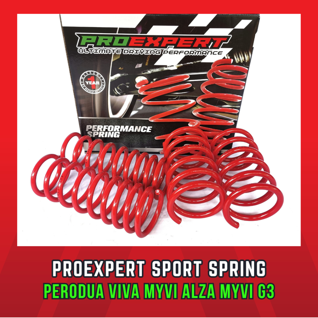 PERODUA VIVA MYVI ALZA MYVI G3 NEW ALZA VELOZ LOWERED SPORT SPRING ...