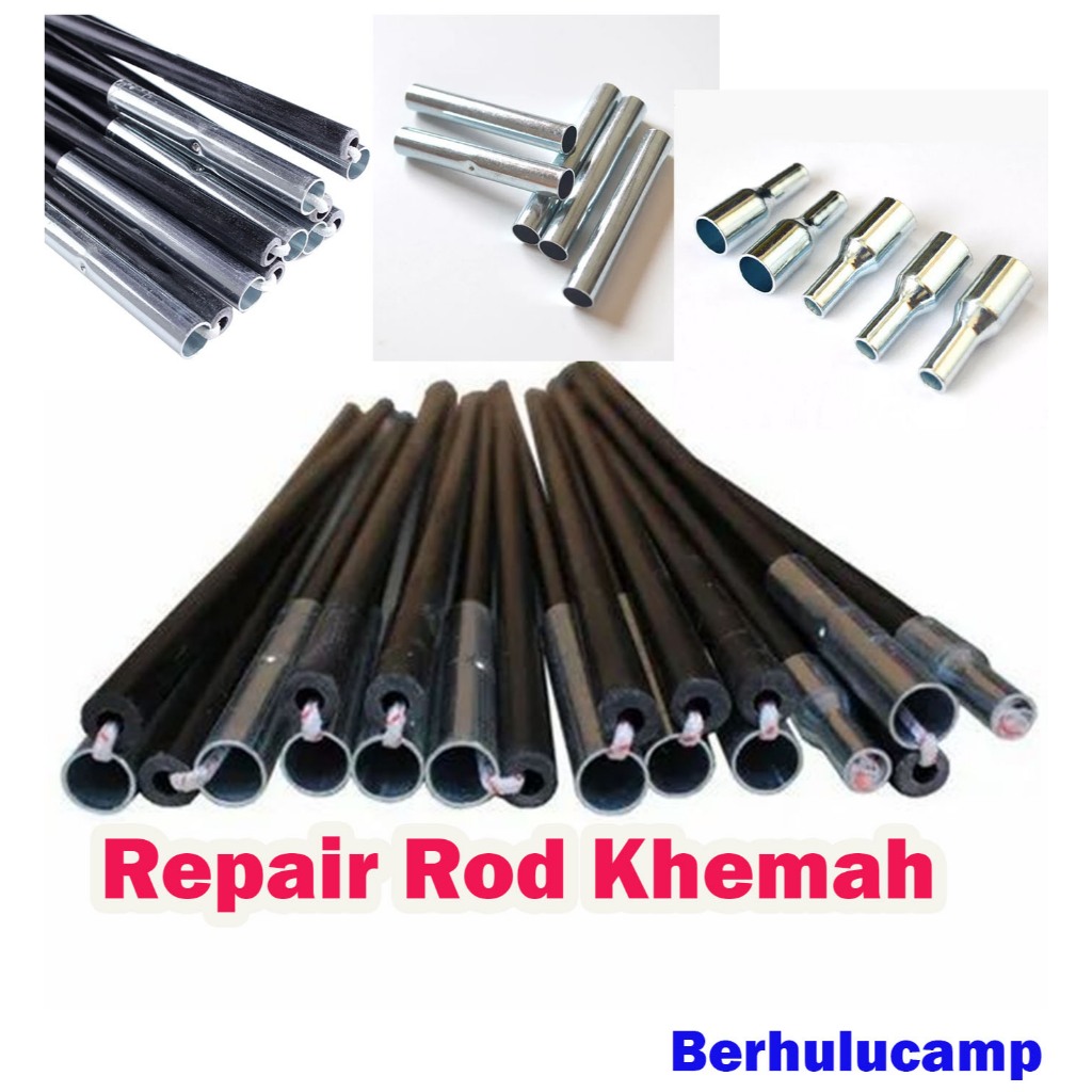 Sparepart Tent Fiberglass Camping Tent Poles Rod Replacement Repair ...