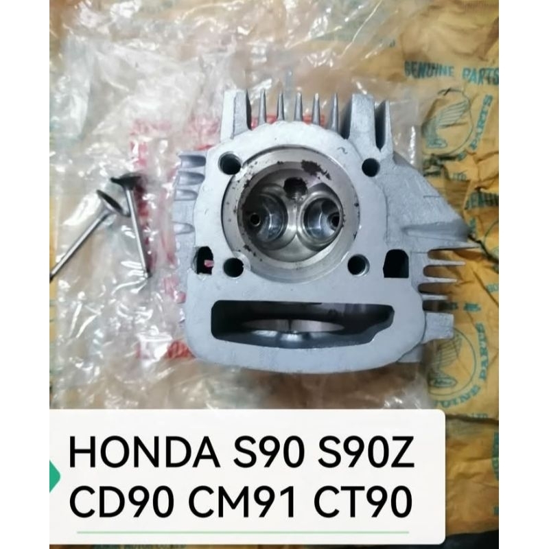 HONDA S90 S90Z C201 CD90 CM91 CT90 NOS GENUINE CYLINDER HEAD MADE IN ...
