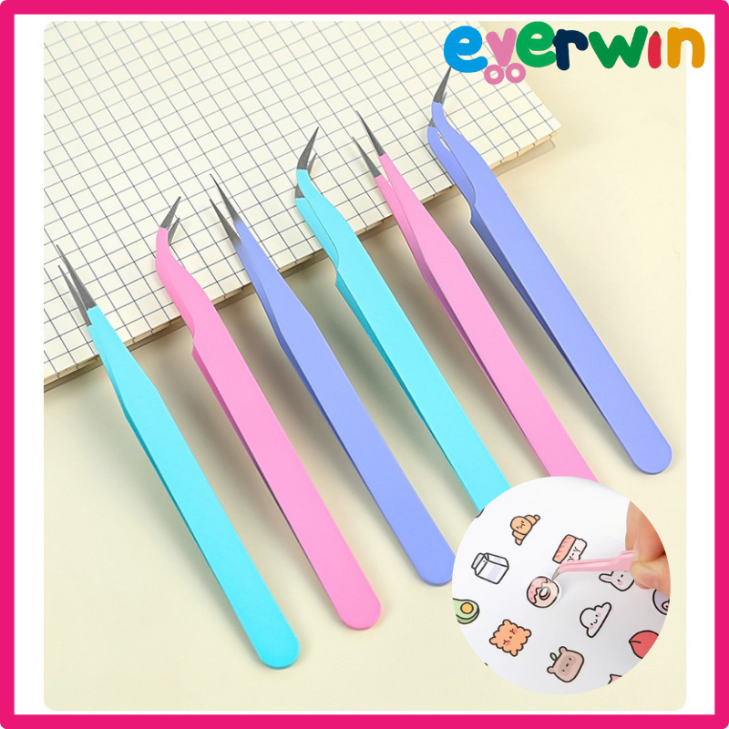 【EWW】DIY Hand Account Tool Scrapbook Journal Planner Sticker Tweezer ...