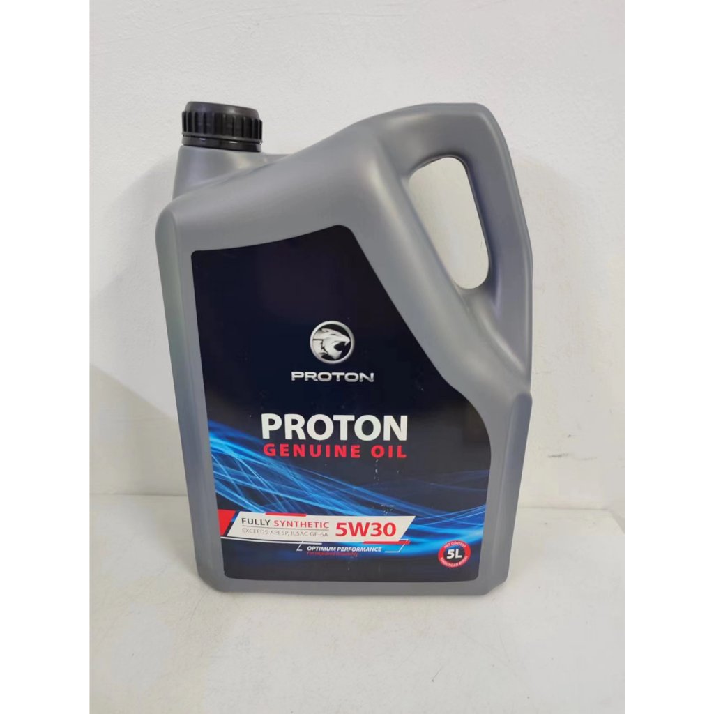 PROTON 5W30 ENGINE OIL 5W-30 5L FULLY SYNTHETIC | Shopee Malaysia