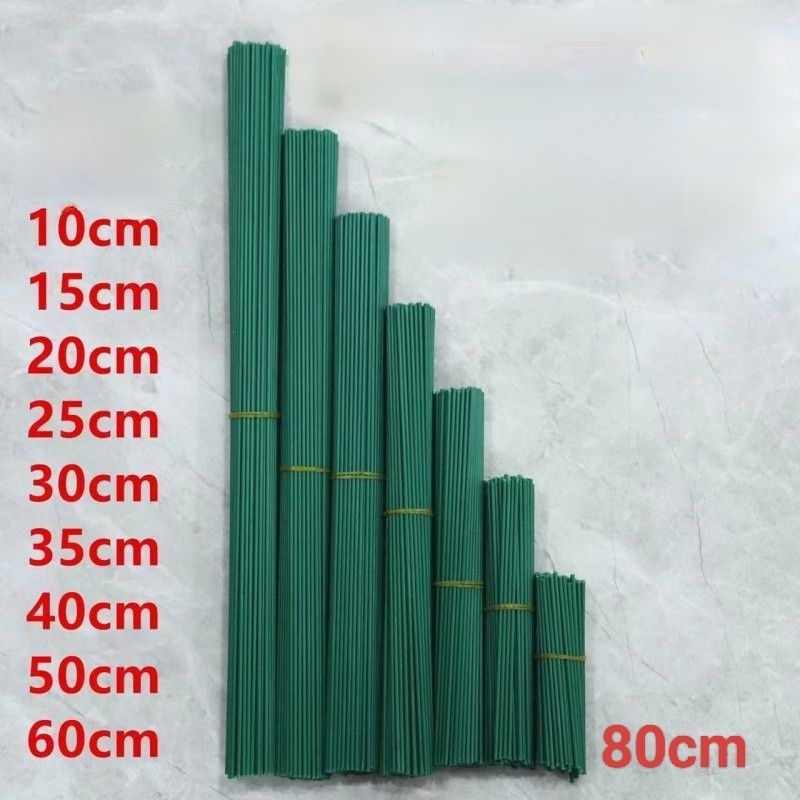 10/15/20/25/30/35/40/50/60/80cm Artifical Floral Stem Wire Stem Dawai ...