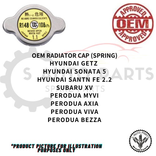 HYUNDAI GETZ/SONATA 5/SANTN FE 2.2 /XV/MYVI/AXIA/VIVA/BEZZA RADIATOR ...