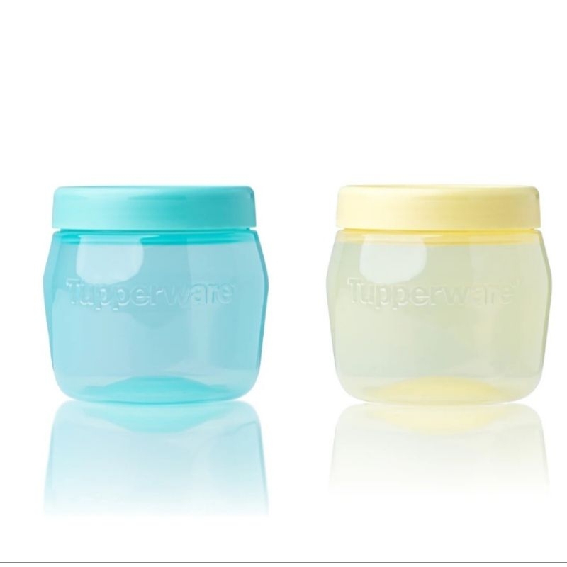 Tupperware Universal Jar 325ml (Blue/Yellow/Mix) | Shopee Malaysia