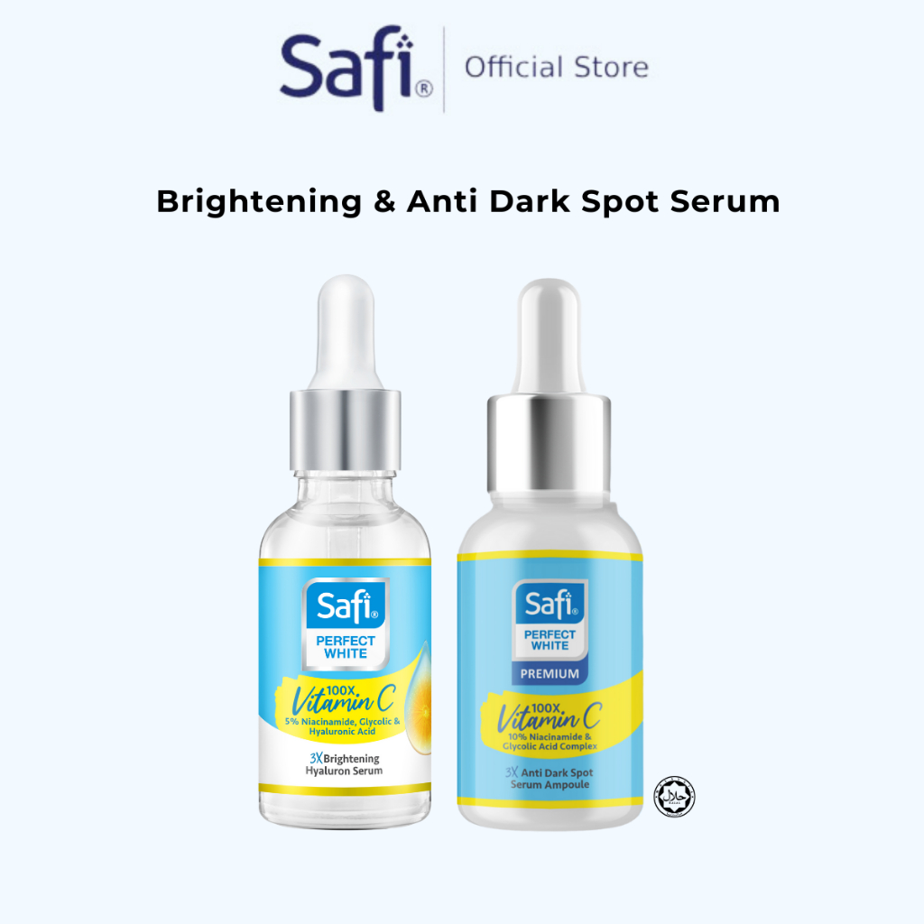 SAFI Perfect White 3x Brightening Serum Duo Set | Vitamin C | Anti Dark ...