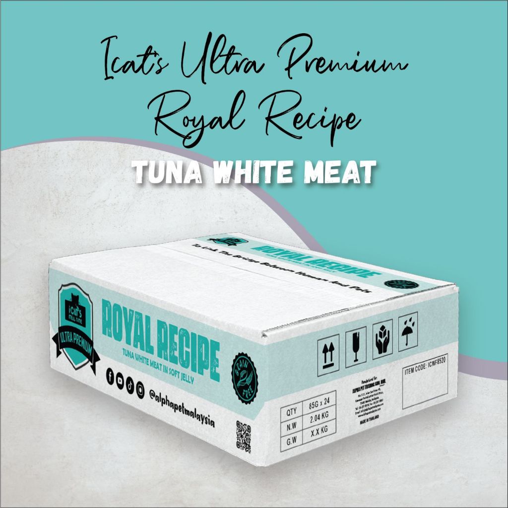 Icat's Ultra Premium Royal Recipe Cat Can Wet Food ( 24x 85G ) | Shopee ...