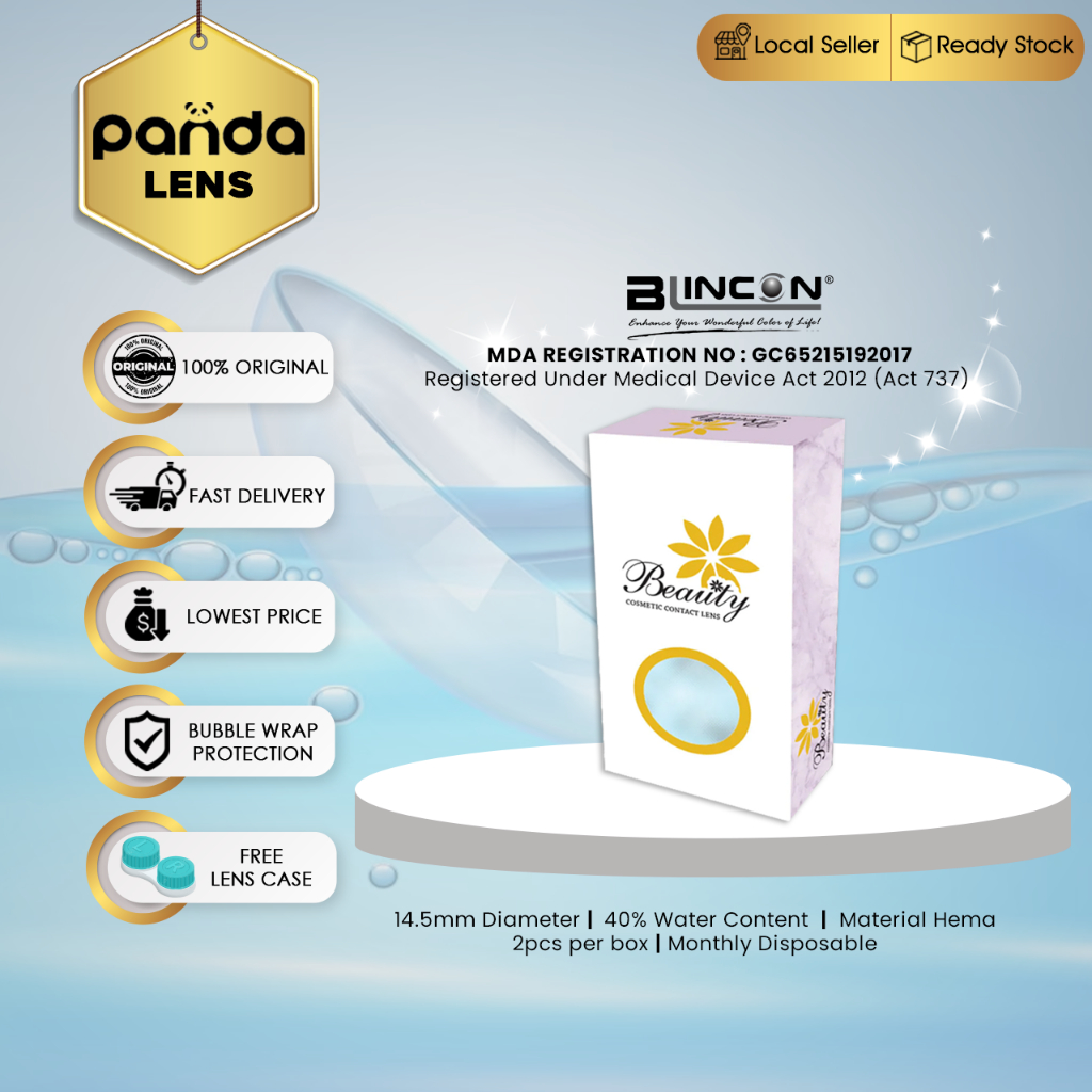 Blincon Beauty Monthly Color Contact Lens | Shopee Malaysia
