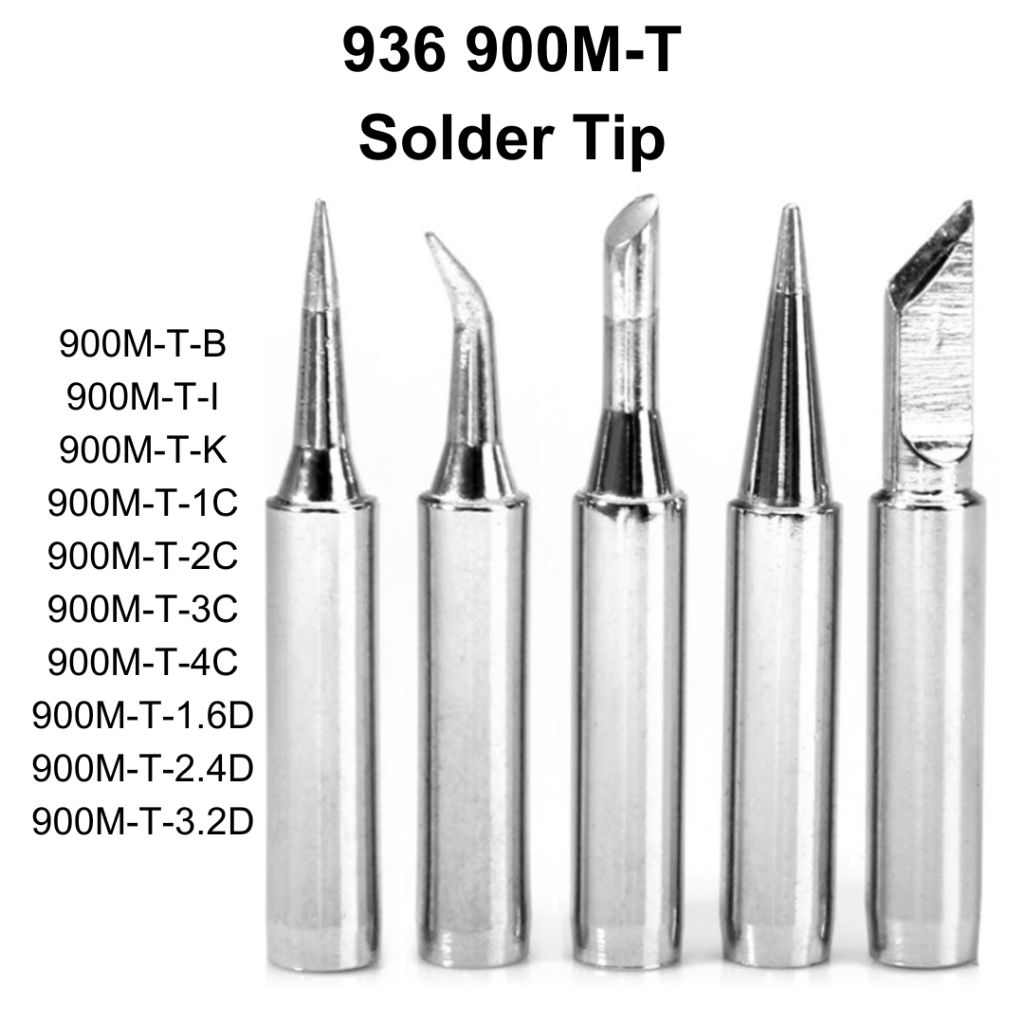 (1pcs) 936 900M-T Solder Tip Soldering Gun Solder Iron Replacement Head ...
