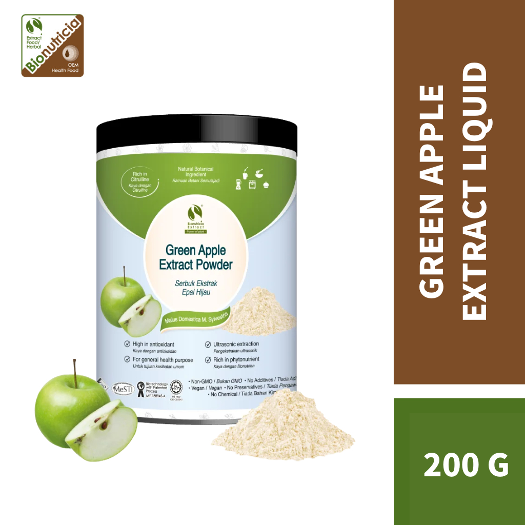 Bionutricia Green Apple Extract Powder - 100% Pure Green Apple | Shopee ...