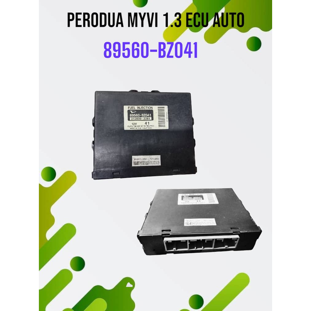 PERODUA MYVI 1.3 AUTO ECU - 89560-BZ041 (41) | Shopee Malaysia