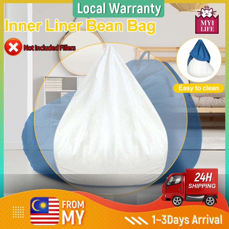 Inner Liner Bean Bag Sofa Cover Zipper Bag Lazy Bean Bag Sofas Inner ...