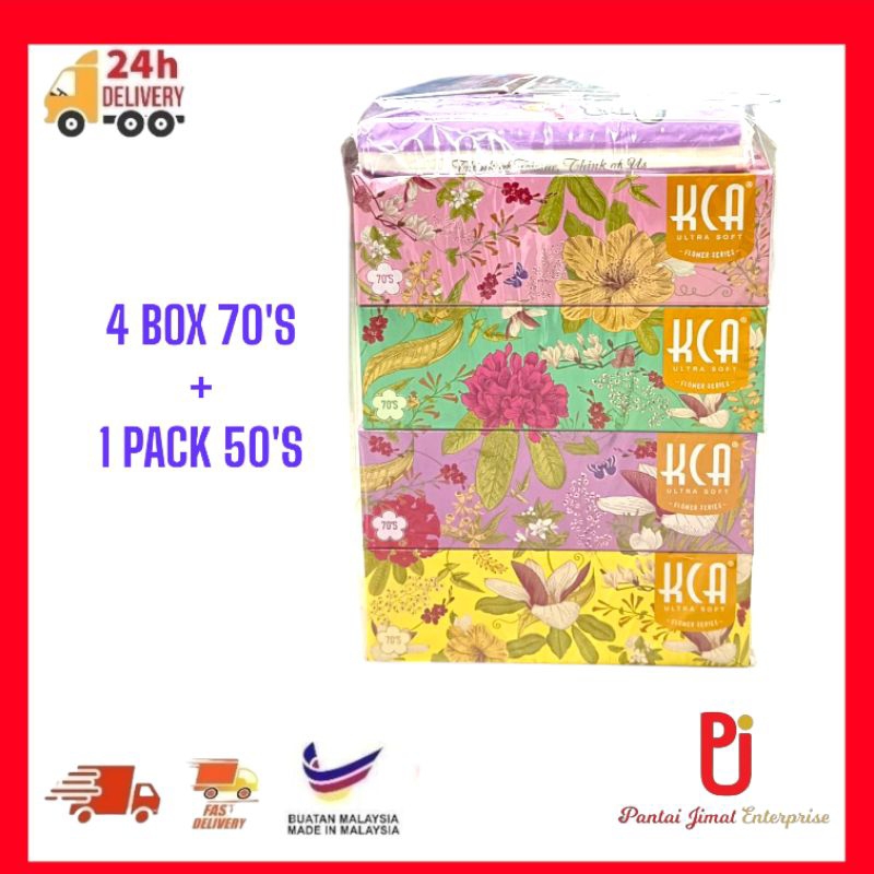 KCA facial tissue box 70 sheet /Soft facial Tissue/Kertas tisu kotak ...
