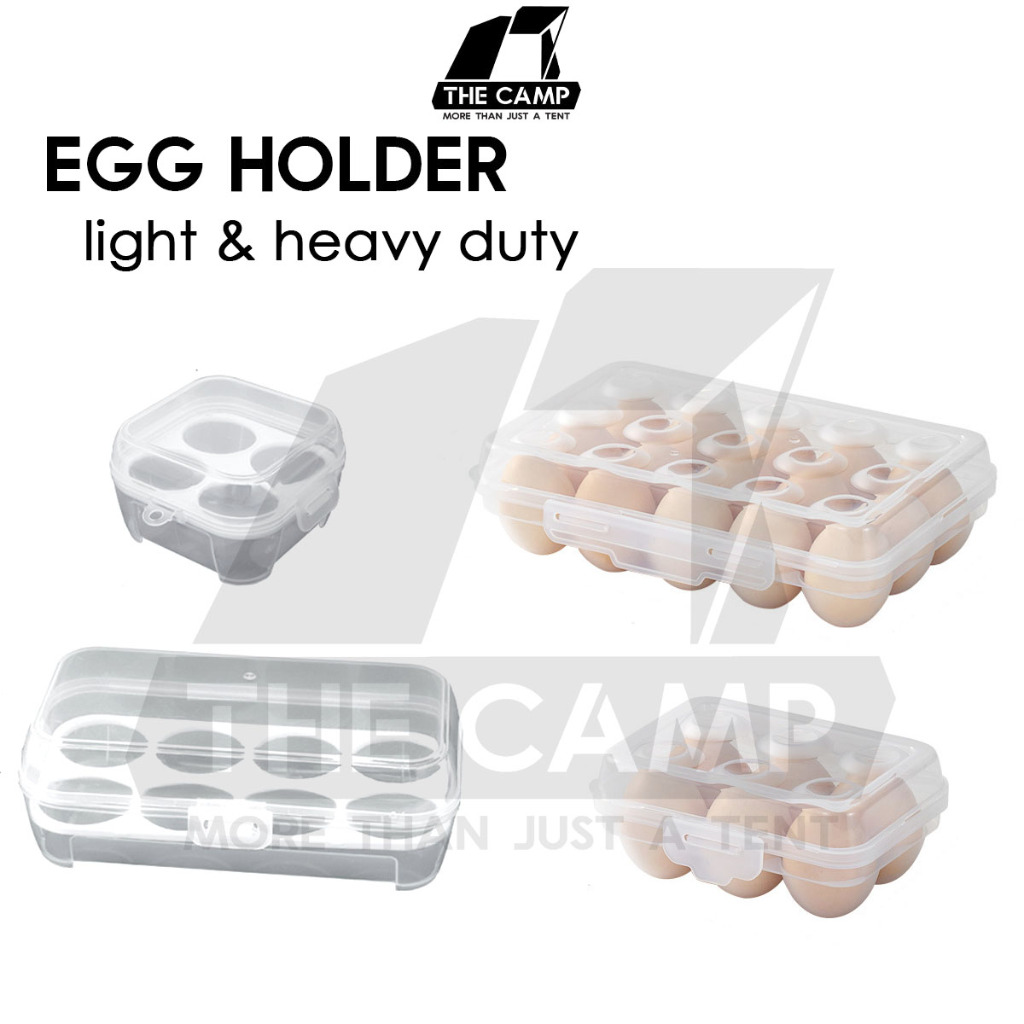 Portable Egg Storage Box Stackable Outdoor Camping Heavy duty 4 6 8 15 ...