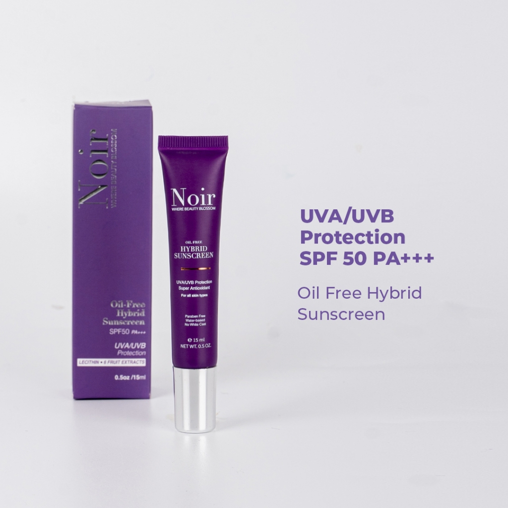 Noir Hybrid Sunscreen | Oil free sunscreen | Shopee Malaysia