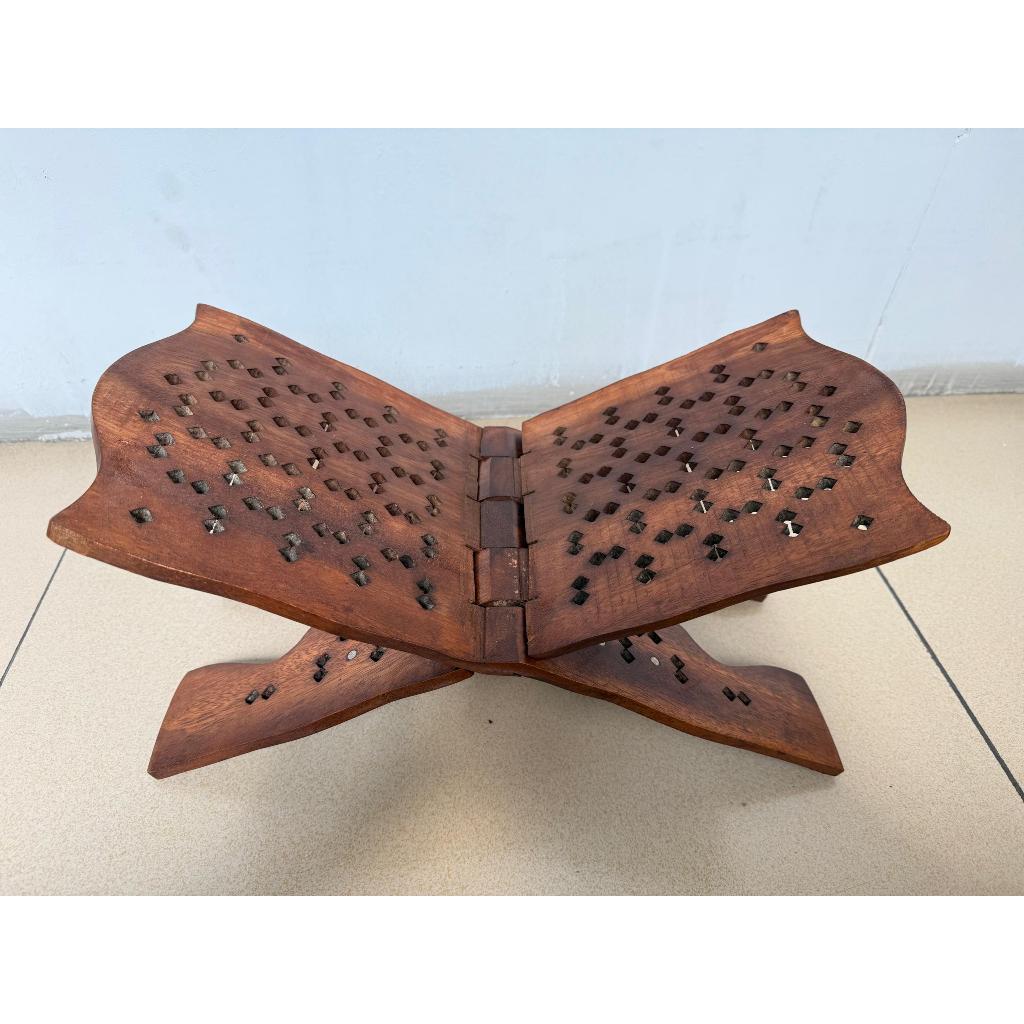 Original wooden rehal Al-quran with new designs by handmade | Shopee ...