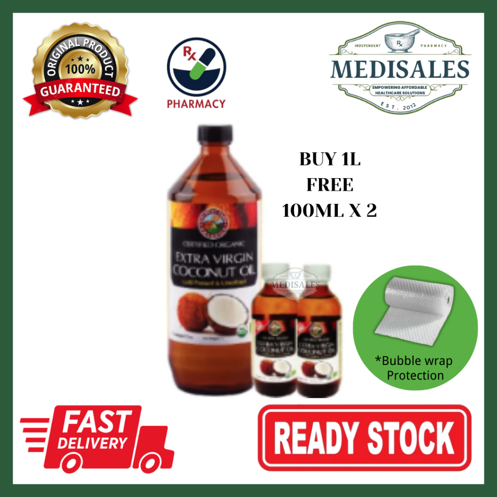 COUNTRY FARM ORGANICS VIRGIN COCONUT OIL 1L (1000ML) + 100ML X 2 (EXP 10/2026) | Shopee Malaysia