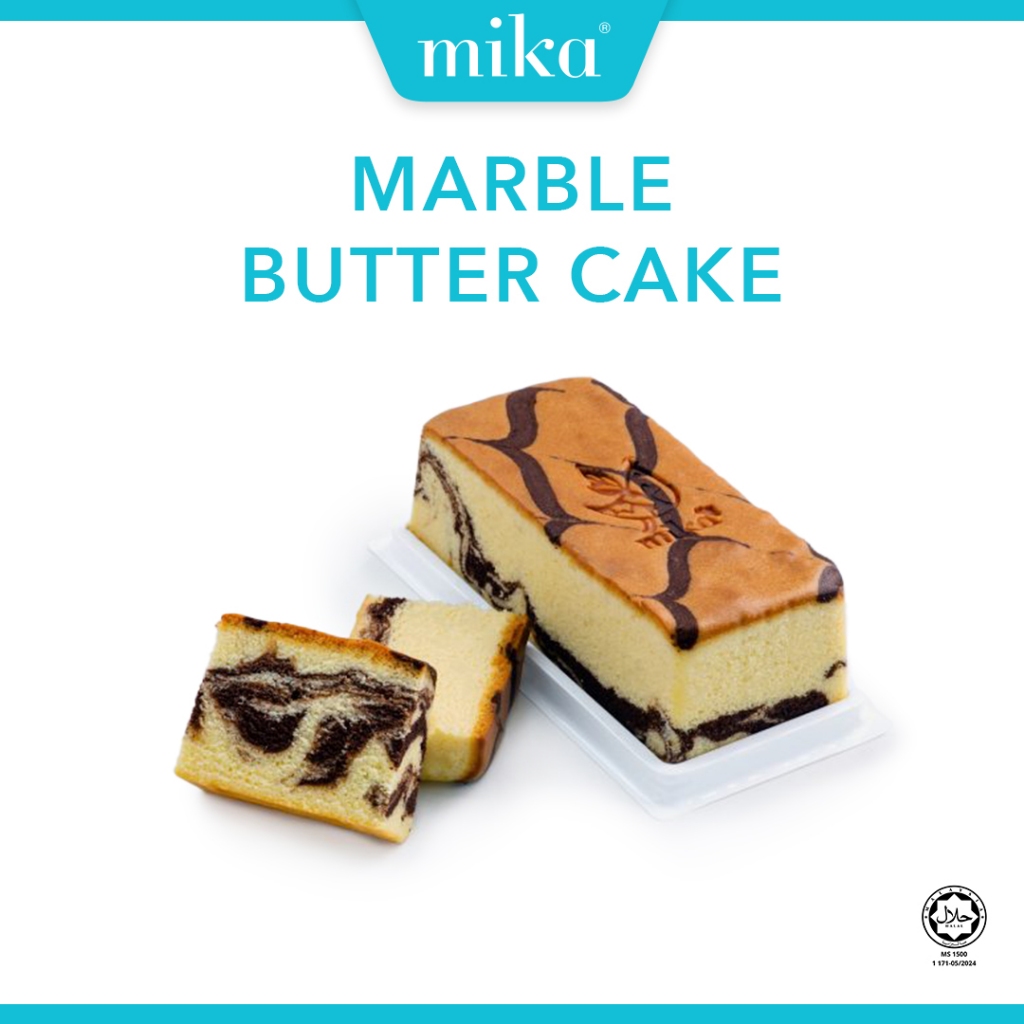 Mika Marble Butter Cake 200g 大理石牛油蛋糕 (Halal) | Shopee Malaysia
