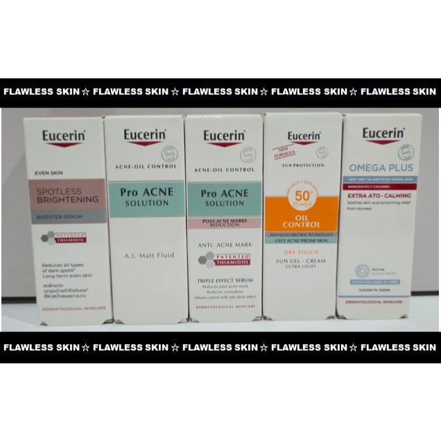Eucerin Epicelline, ProAcne, Spotless Brightening, Omega, Sun Dry Touch ...